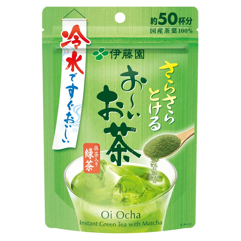 Direct From Japan Itoen Oi Ocha Matcha Green Tea Powder 40g Ziplock Bag ...