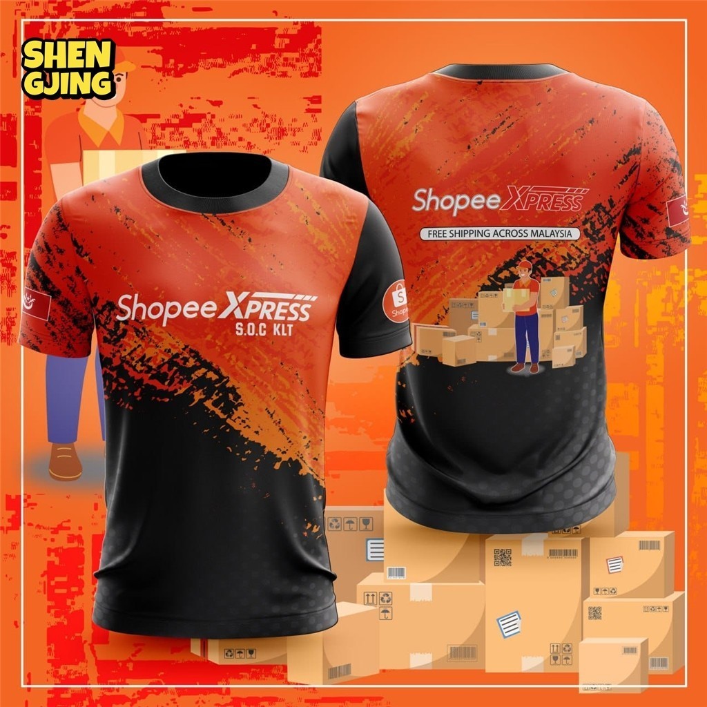 Shopee EXPRESS T-SHIRT JERSEY / Baju Microfiber Jersi | Shopee Philippines