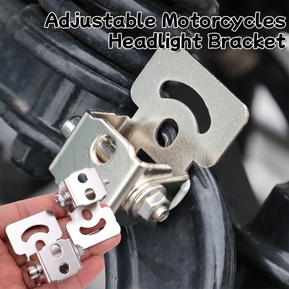 4 Pcs Adjustable Motorcycles Headlight Bracket - Vehicle Spotlight ...