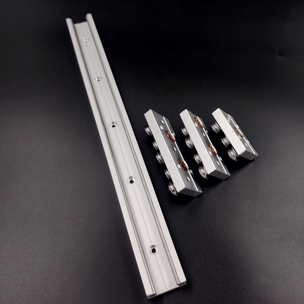 NEW Built-in dual-axis Linear Guide 28mm SGR10 Roller Slide 1 set: 1 SGB10 block and 1 SGR10 ...