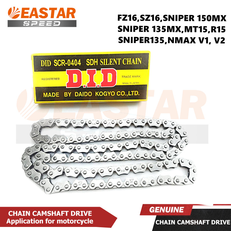 DID TIMING CHAIN (2x3x96L) FZ16,SZ16,SNIPER 150MX,SNIPER 135MX,MT15,R15 ...