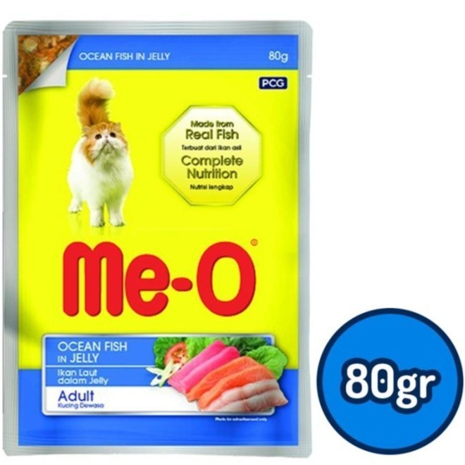 Meo Pouch Wet Food-OCEAN FISH - Wet Cat Food - PSID4 | Shopee Philippines