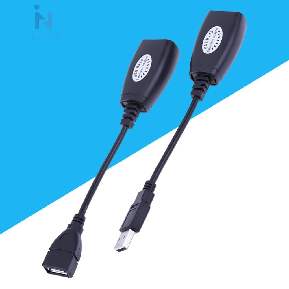 Usb To Rj45 Extender Usb 2 0 Extension Extender Adapter Up To 150ft [nortons Ph] Shopee