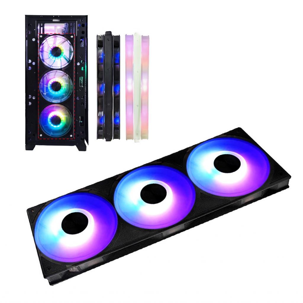 New 360mm 3 In 1 Computer Case Fan 5V ARGB 2200RPM 4 Pin PWM MFDB ...