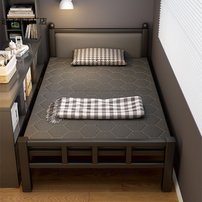 Small Bed Lunch Break Adult 1 M Folding Bed New Double Single Bed Hard ...