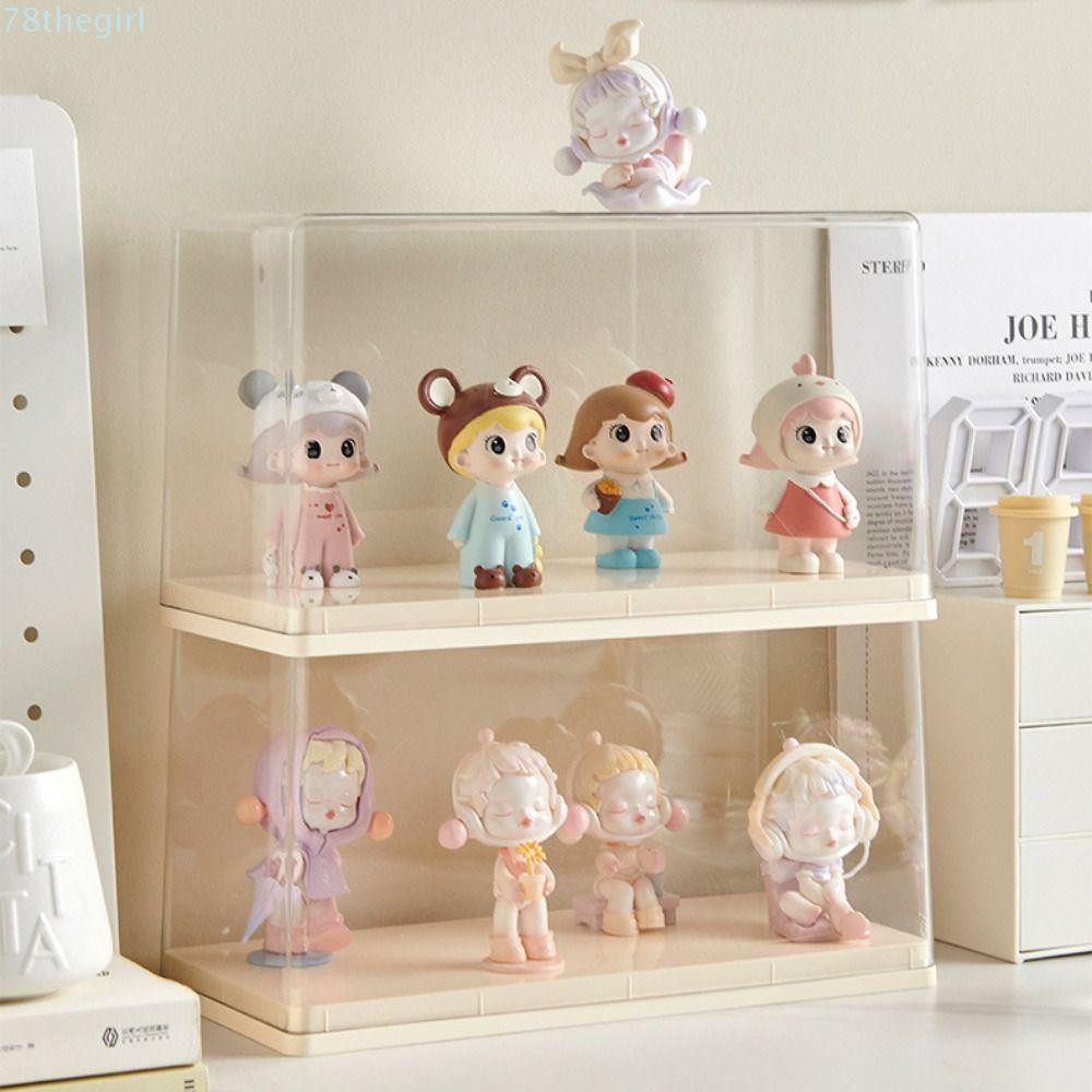 THEGIRL POPMart Storage Display Stand, Transparent Hand-made Figures ...