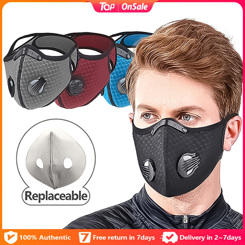 [Double Valve Mask] KN95 Reusable | Anti-Fog Riding Mask mask PM2.5 ...
