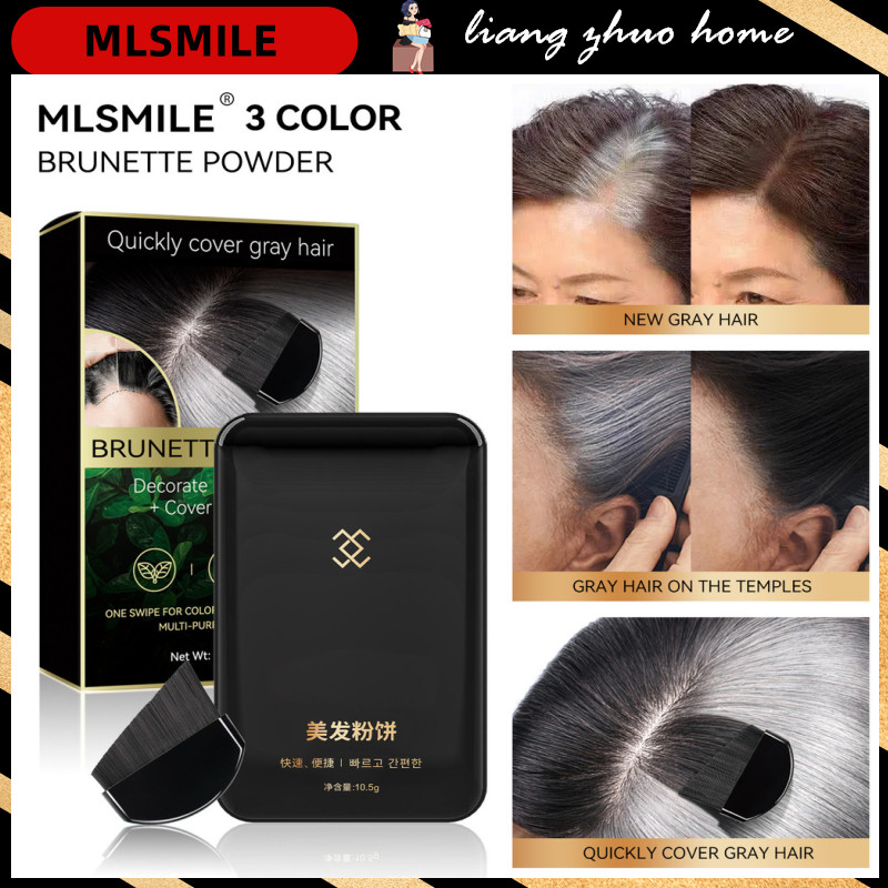MLSMILE 3Color Hairline Powder Instantly Conceals Hair Root Touch Hair ...