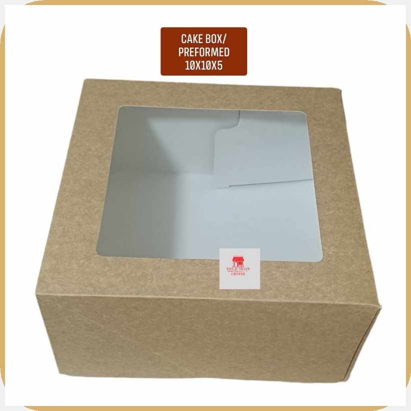 5/10/20pcs*uY$At;10x10x5^t$LARGE_T%CAKE_TT%BOX/PREFORMED/KRAFT_qt%BROWN ...