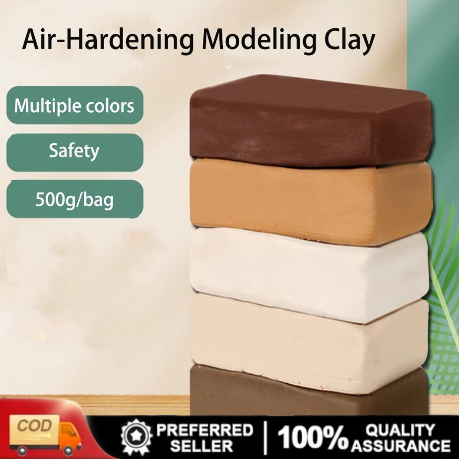 [Fast Shipping] 500g Air Dry Clay | Self-Hardening Pottery Clay ...