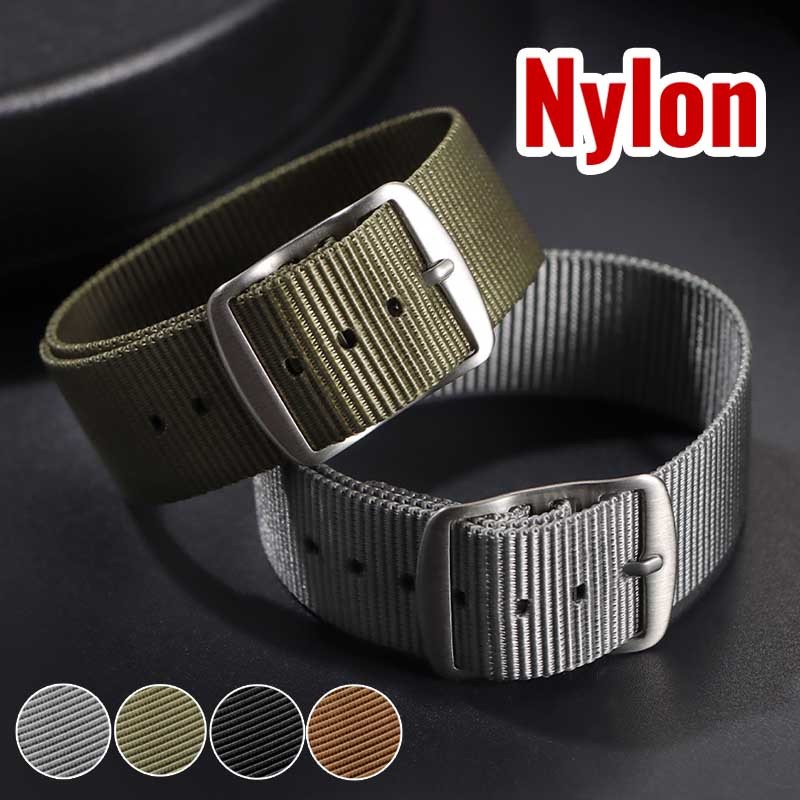 Thickened Soft Nylon Watch Strap 20mm NATO ZULU Canvas Fabric Watch ...