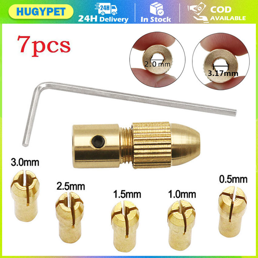 Mini Drill Chuck Collet Set For Electric Motor Shaft Micro Twist Drill ...