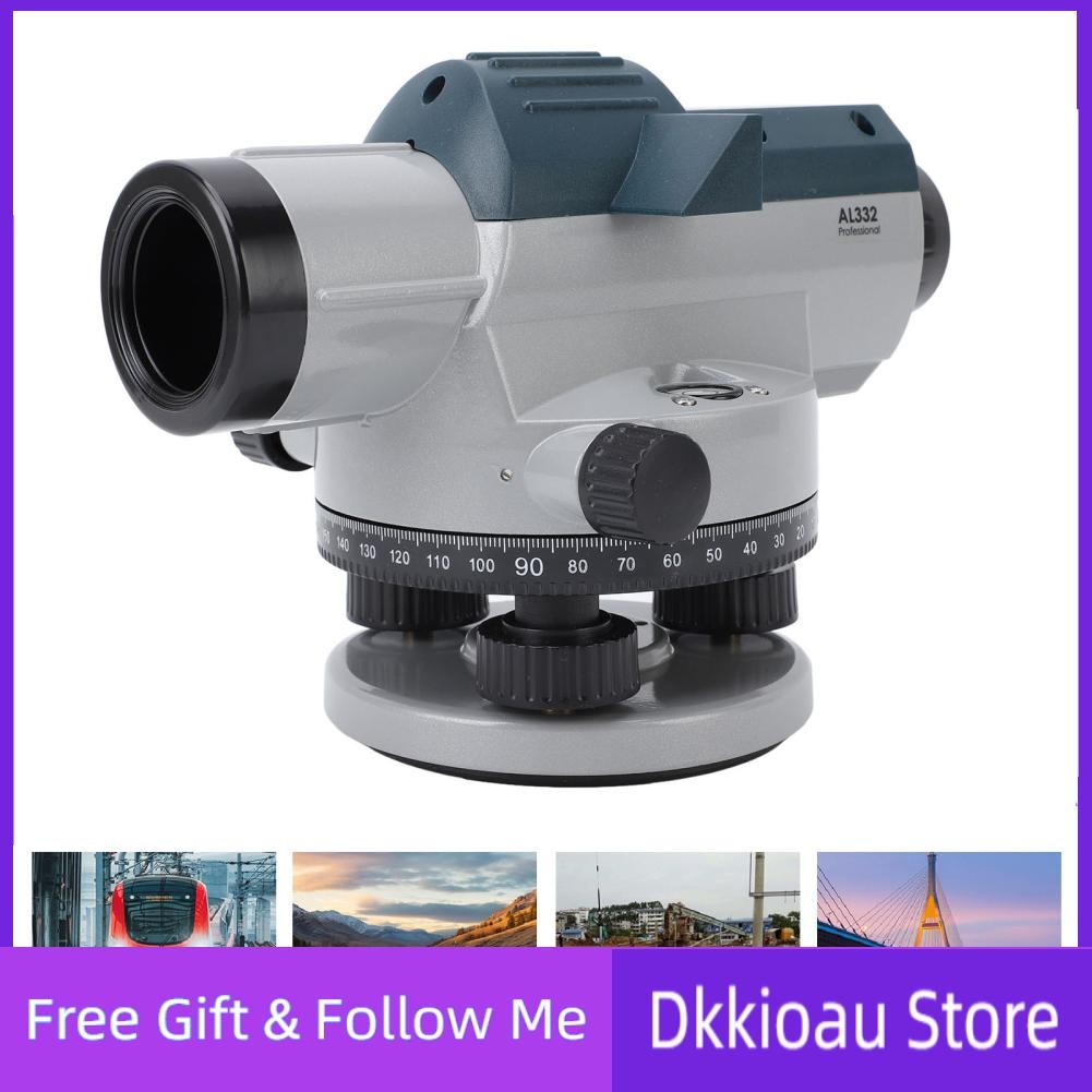 Dkkioau 32X Automatic Optical Level Kit IP54 Height Distance Angle ...