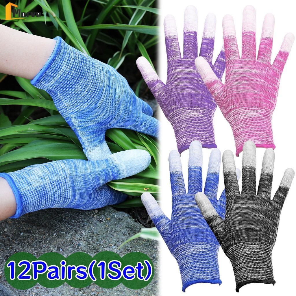 Wear Resistant Anti Slip PU Coated Gloves - High Elasticity Durable ...