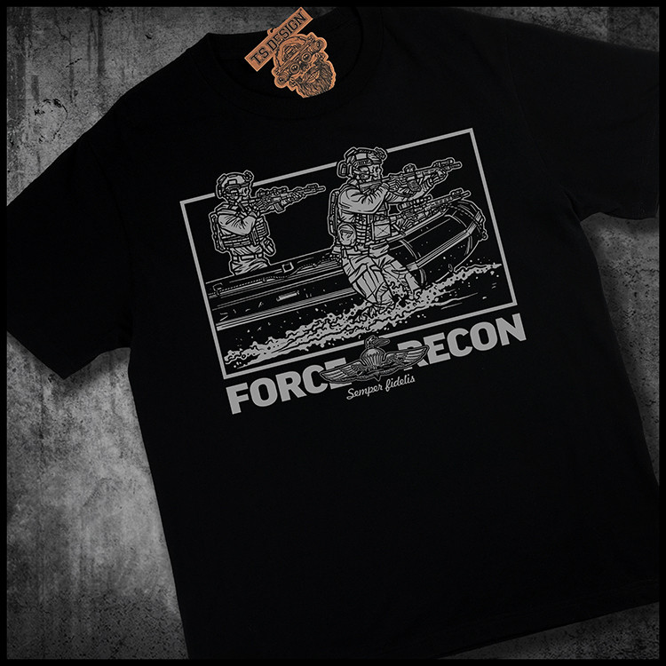 New USMC Marine Force Recon Special FR Reconnaissance Tactics Army Fan ...