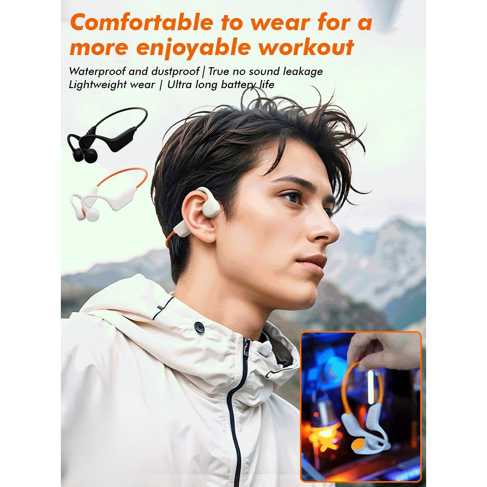 Pluggable memory card Bluetooth headset wireless headset Bend ...