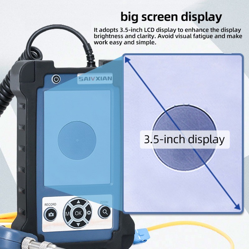 600V Fiber Optic Inspection Microscope, Fiber Inspection Scope, Optical ...
