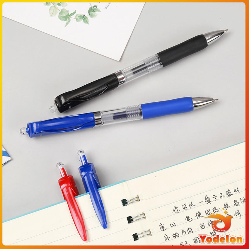 YOD 0.5mm Press Neutral Gel Pen Bullet Neutral Pen Business Office Pen ...