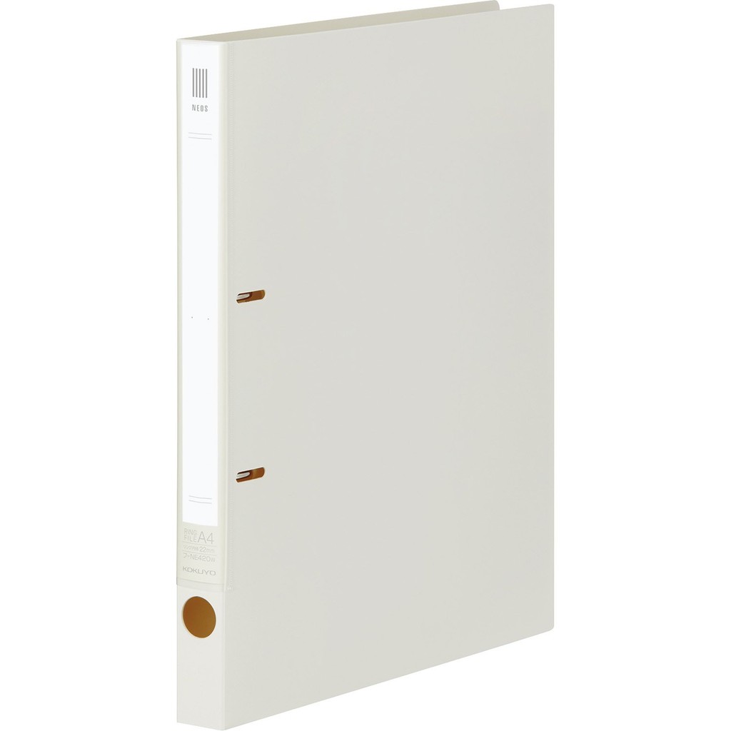 Kokuyo File Ring File NEOS A4 180-Sheet Capacity Off-White F-NE420W ...