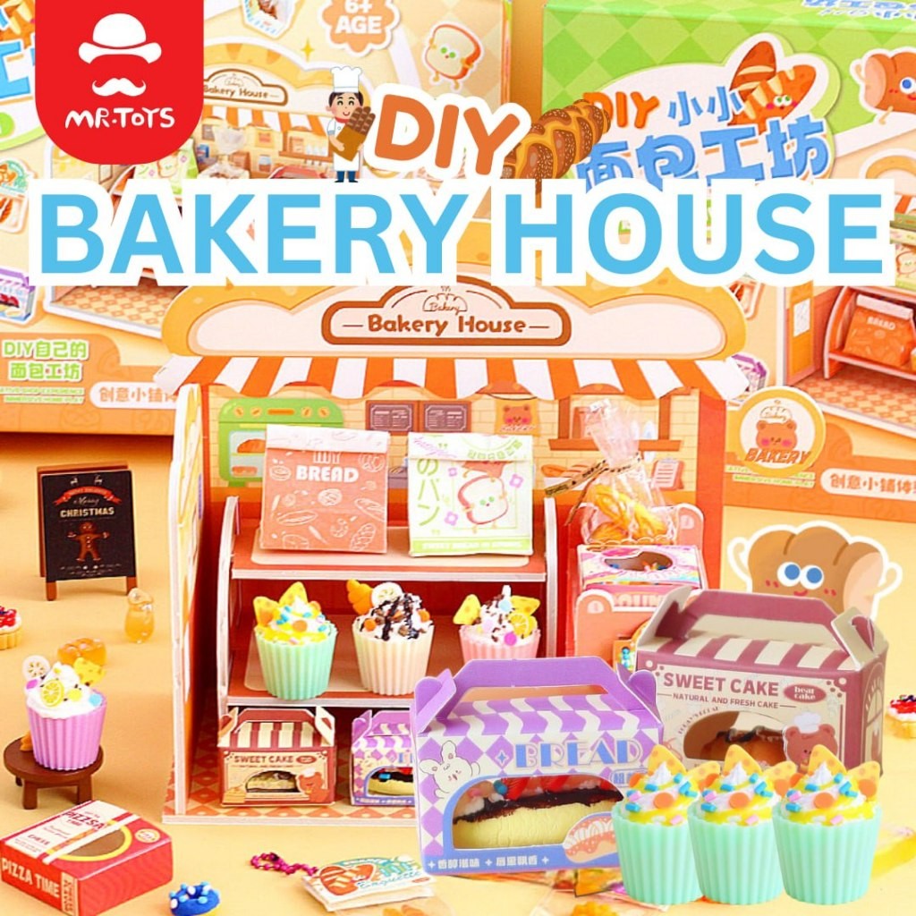BYJ MR TOYS DIY Bakery Bread Shop Do It Yourself Arts and Craft Play ...