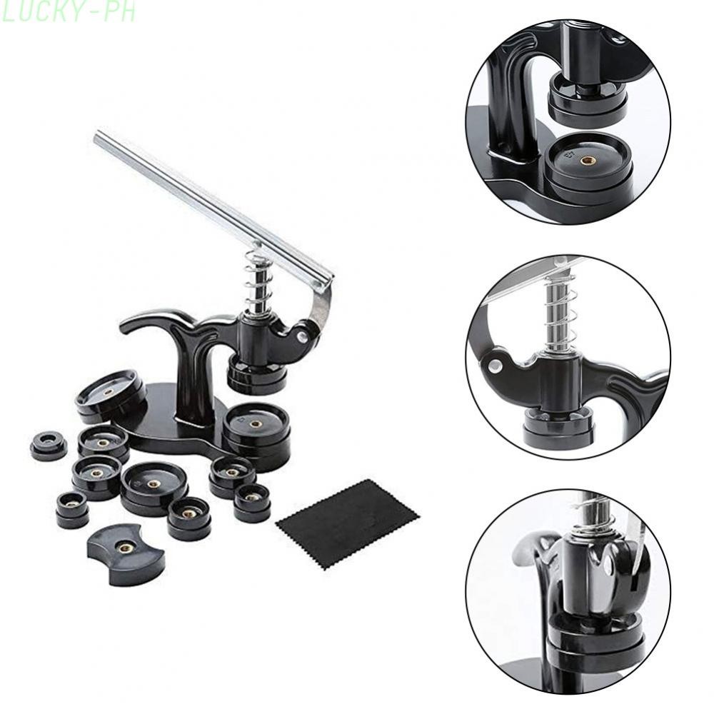 Black Watch Press Tool Set with 12 Dies for Repairing Snap Back Watches ...