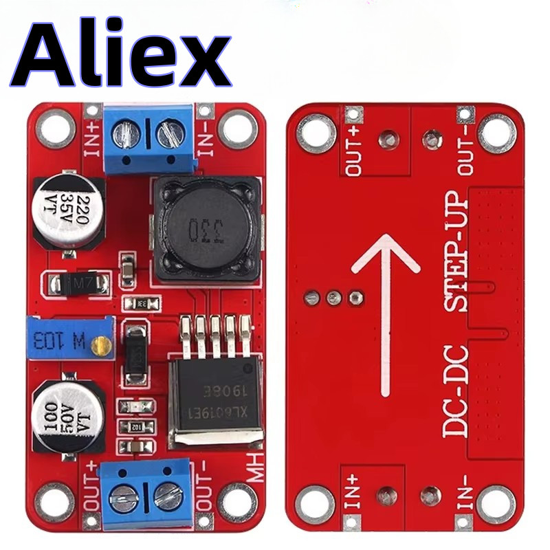 5A DC-DC Step Up Power Module Boost Volt Converter 3.3V-35V To 5V 6V 9V 12V 24V XL6019 | Shopee ...