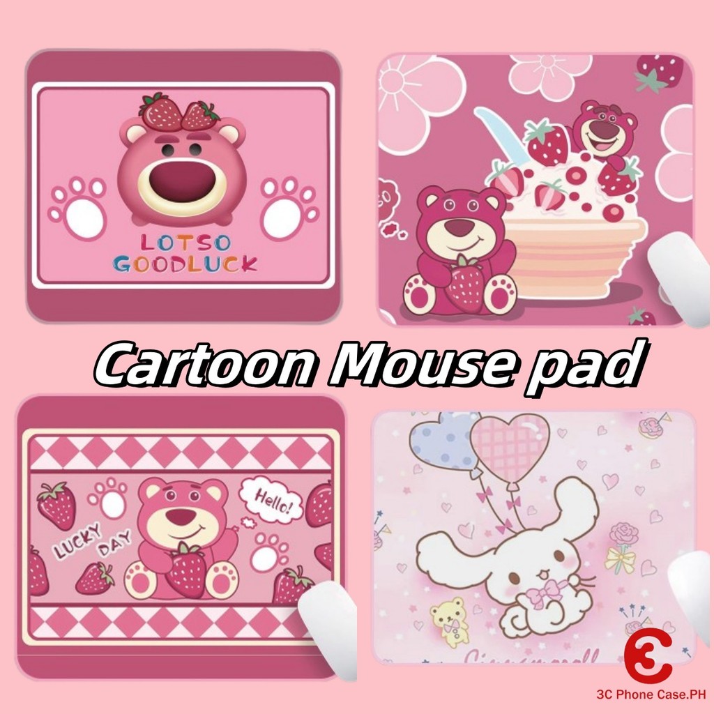 Mouse Pad Cute Cartoon Cat Mouse Mat Home Office Desktop Table Keyboard ...