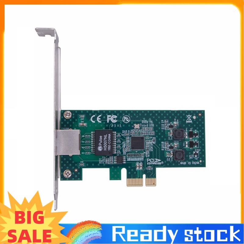 ready stockPCIE Gigabit Network Card PCIE 1X to RJ45 PCI Express ...