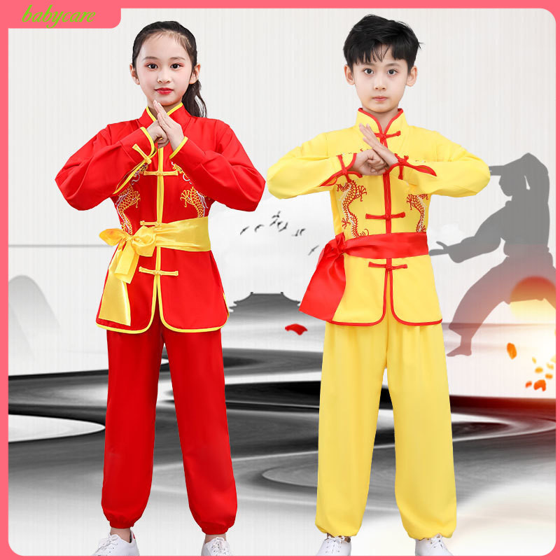 Martial Arts Dragon Dance Competition Men and Women Practice ...