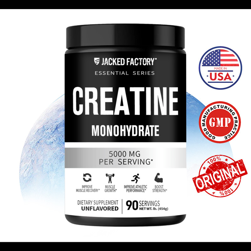 Jacked Factory, Creatine Monohydrate Enhance muscle growth, optimize ...