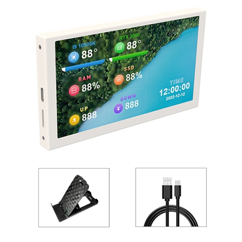 NEW 5 Inch 800x480 IPS TYPEC Screen for Aida64 PC CPU Monitor puter ...