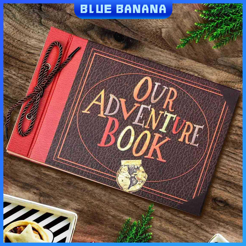 40 Page Retro Kraft Handmade Photo Album Our Adventure Anniversary ...
