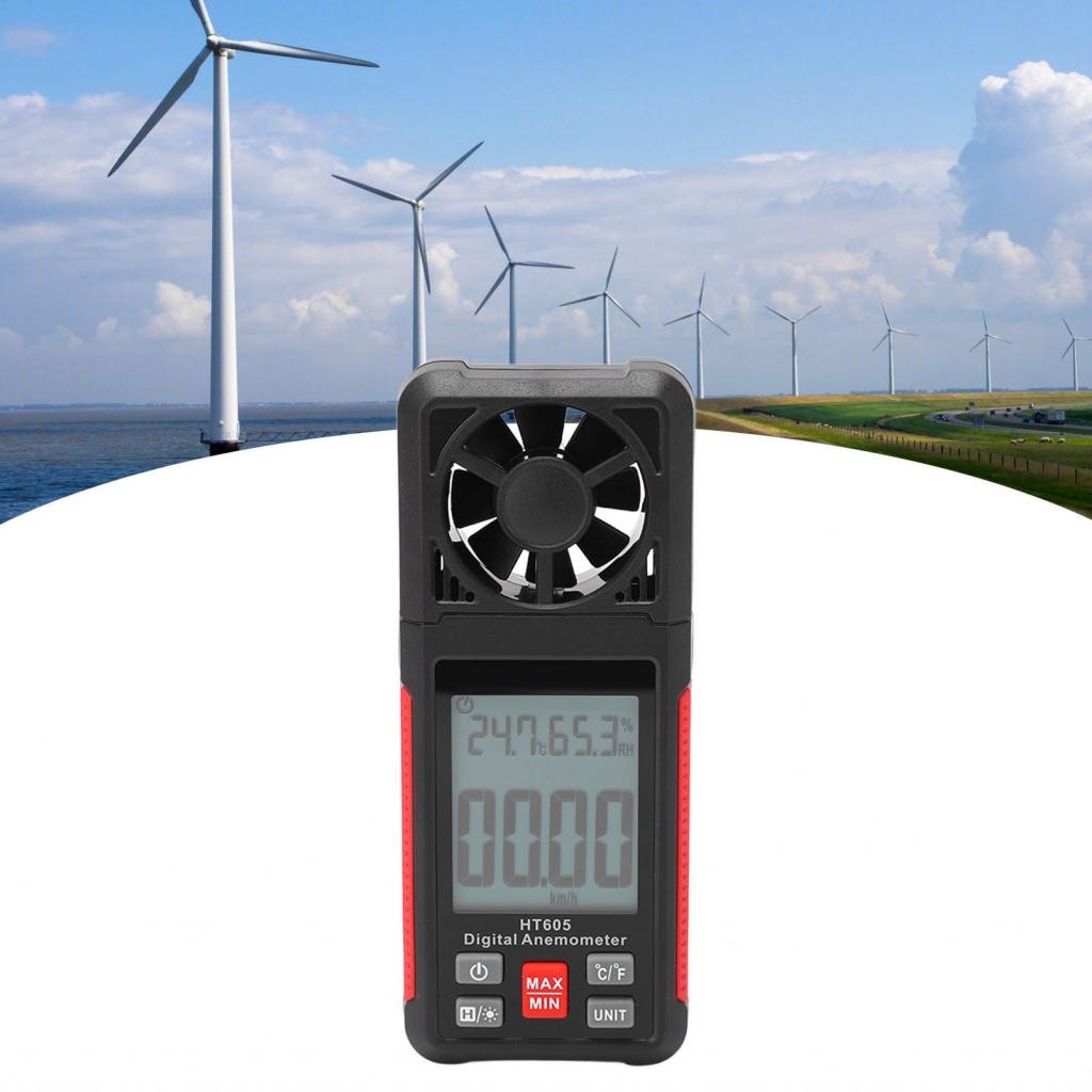 Maib Wind Speed Meter Tester Gauge Digital Anemometer Kit | Shopee ...