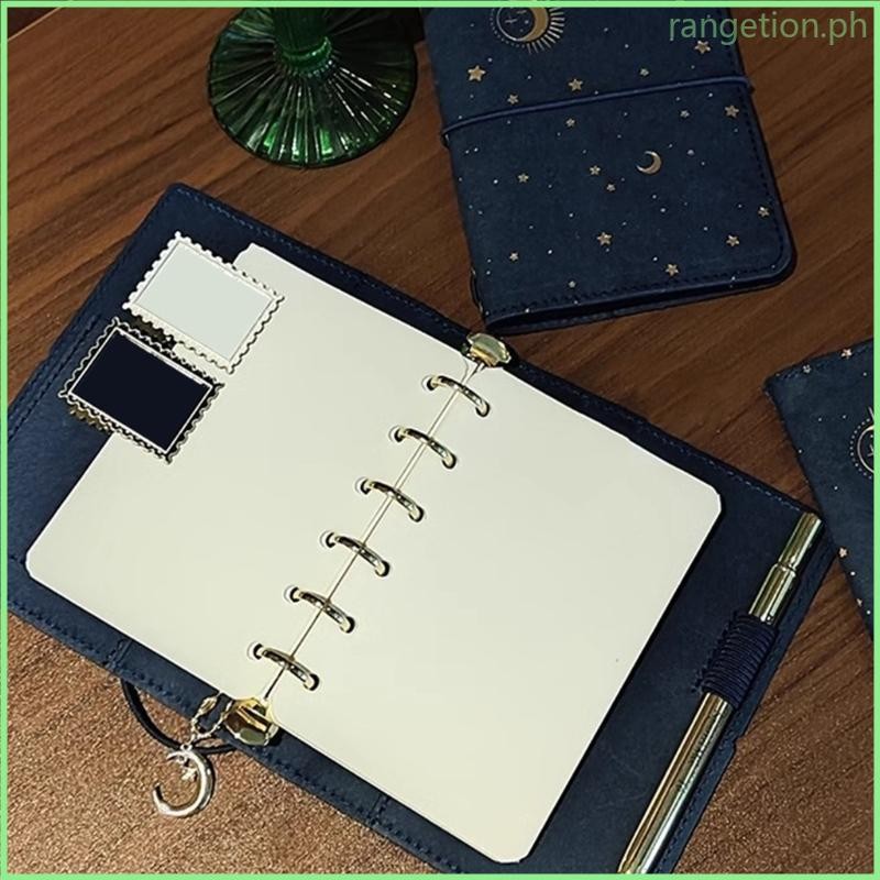 RAN Starry Journal Refillable Binder Notebook Journal with Blank Paper ...