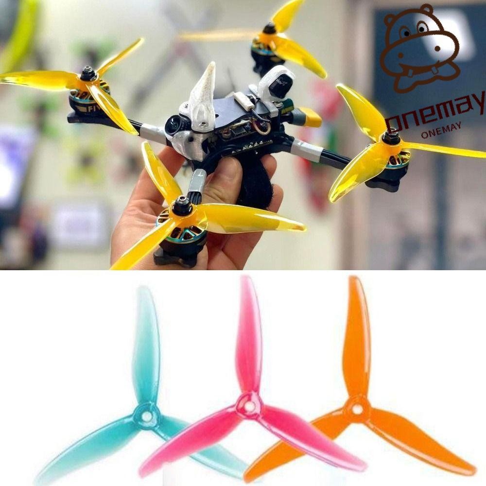 ONE-MAYSHOW 2 pairs Tri-Blade Propeller Props, FPV Brushless motor ...