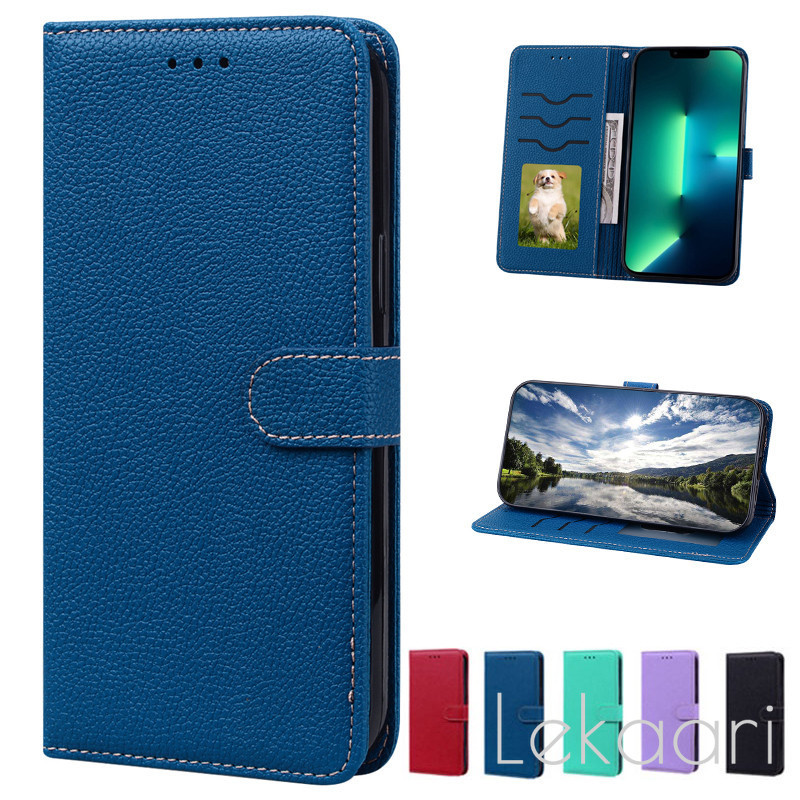 Leather Filp Case Compatible for iPhone 14 13 12 11 X XS XR 8 7 6 6S SE ...