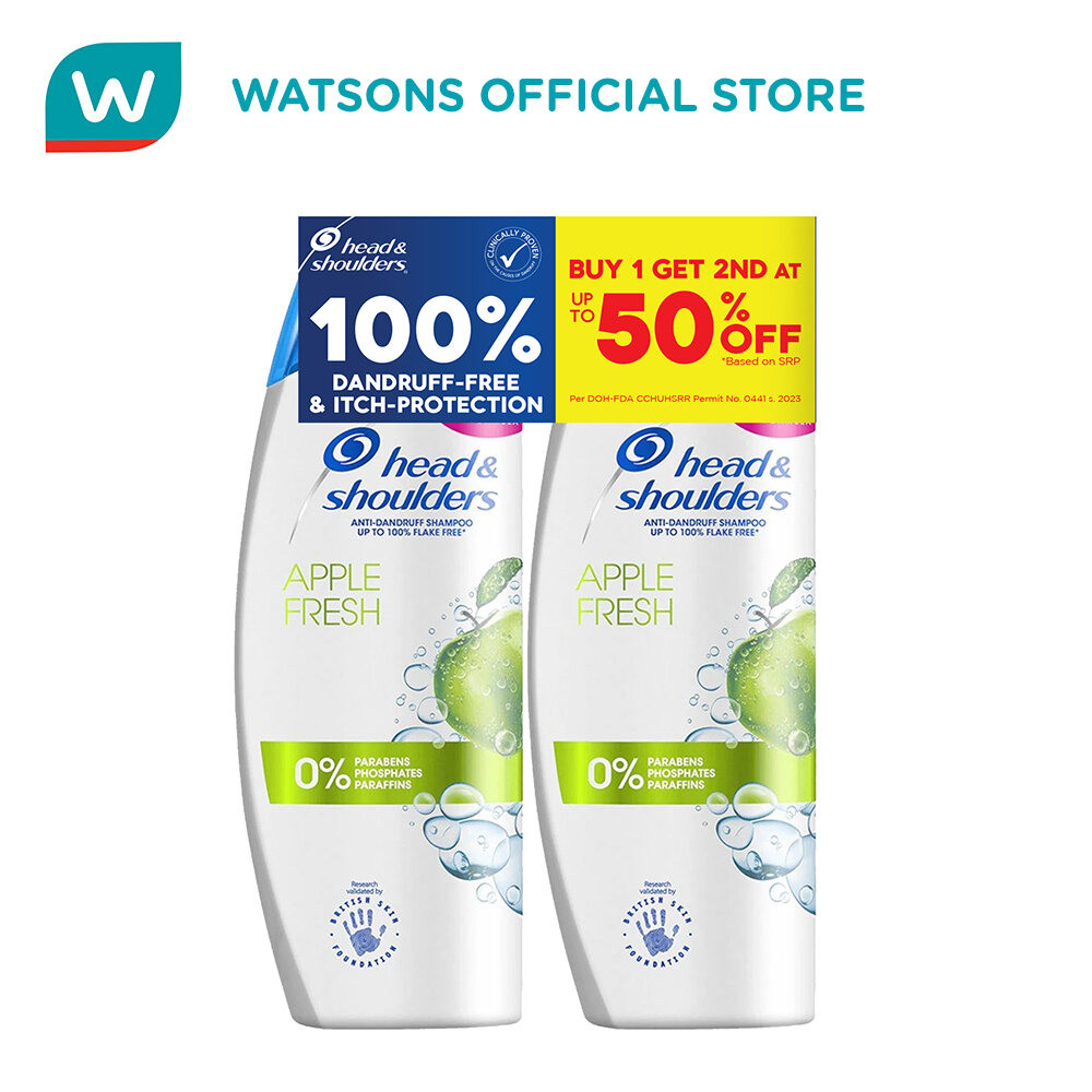 HEAD N SHOULDERS Shampoo Apple Fresh 170ML BOGO50 | Shopee Philippines