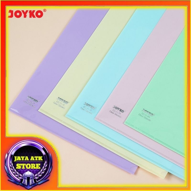 Folder L JOYKO Pastel Color CS-11 F4 Clear Sleeves Folio Plastic Folder ...