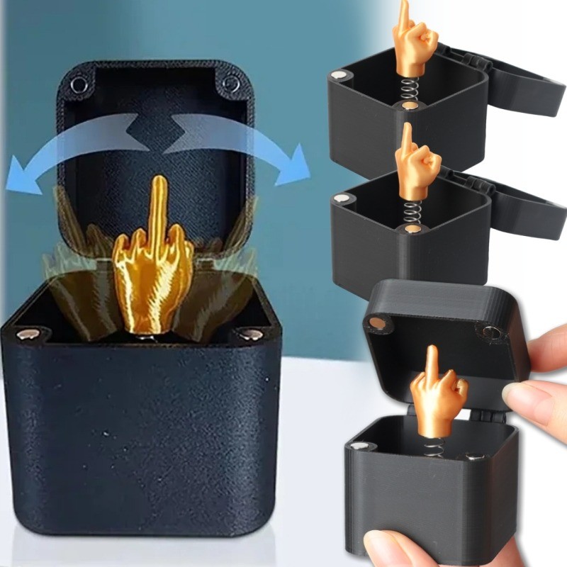 Middle Finger Surprise Gift Box - Middle Finger Pop up Toy - Middle ...