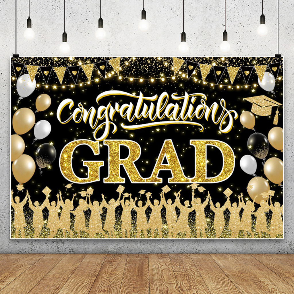 120*80cm Graduation Party Background Congraduation Party Decorations ...