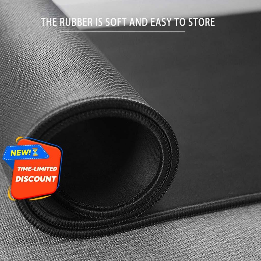 Top0120 Popular Large Black Mouse Pad - 2 Sizes 2mm Thick Full Table ...