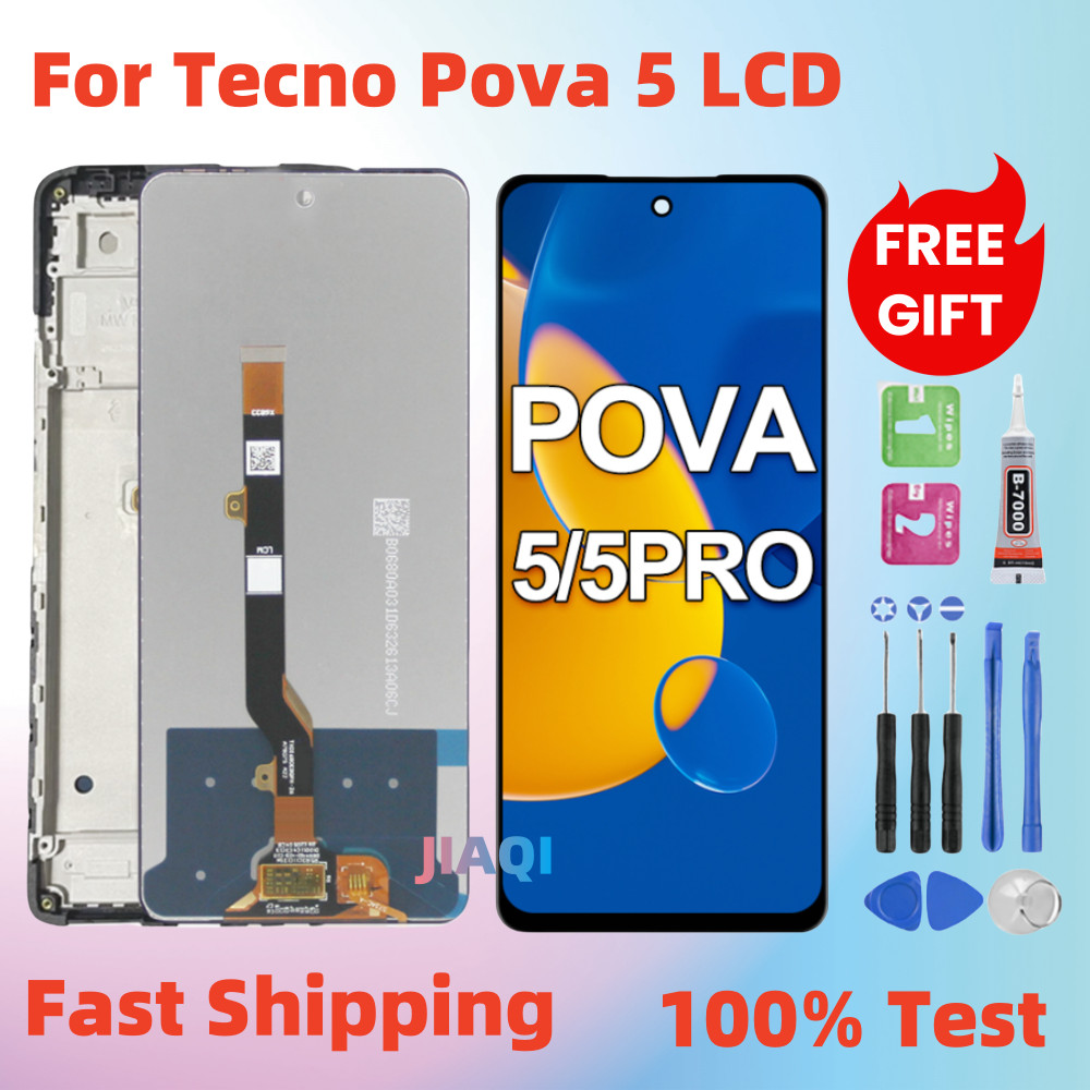 Original For Tecno Pova 5 / Pova 5 Pro LCD Display LH7n LH8n Touch ...