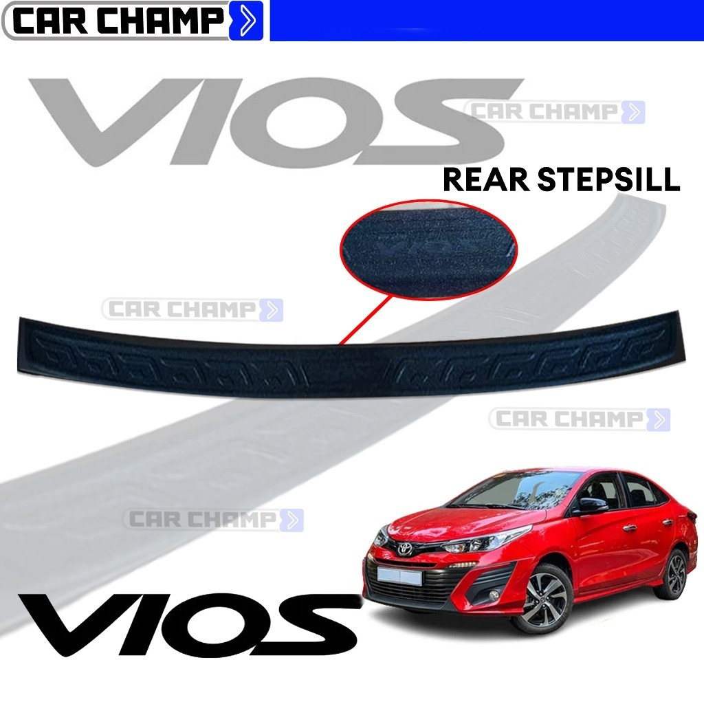 ALL NEW Toyota Vios 2019 to 2025 OEM Rear Stepsill Rear Bumper Guard ...