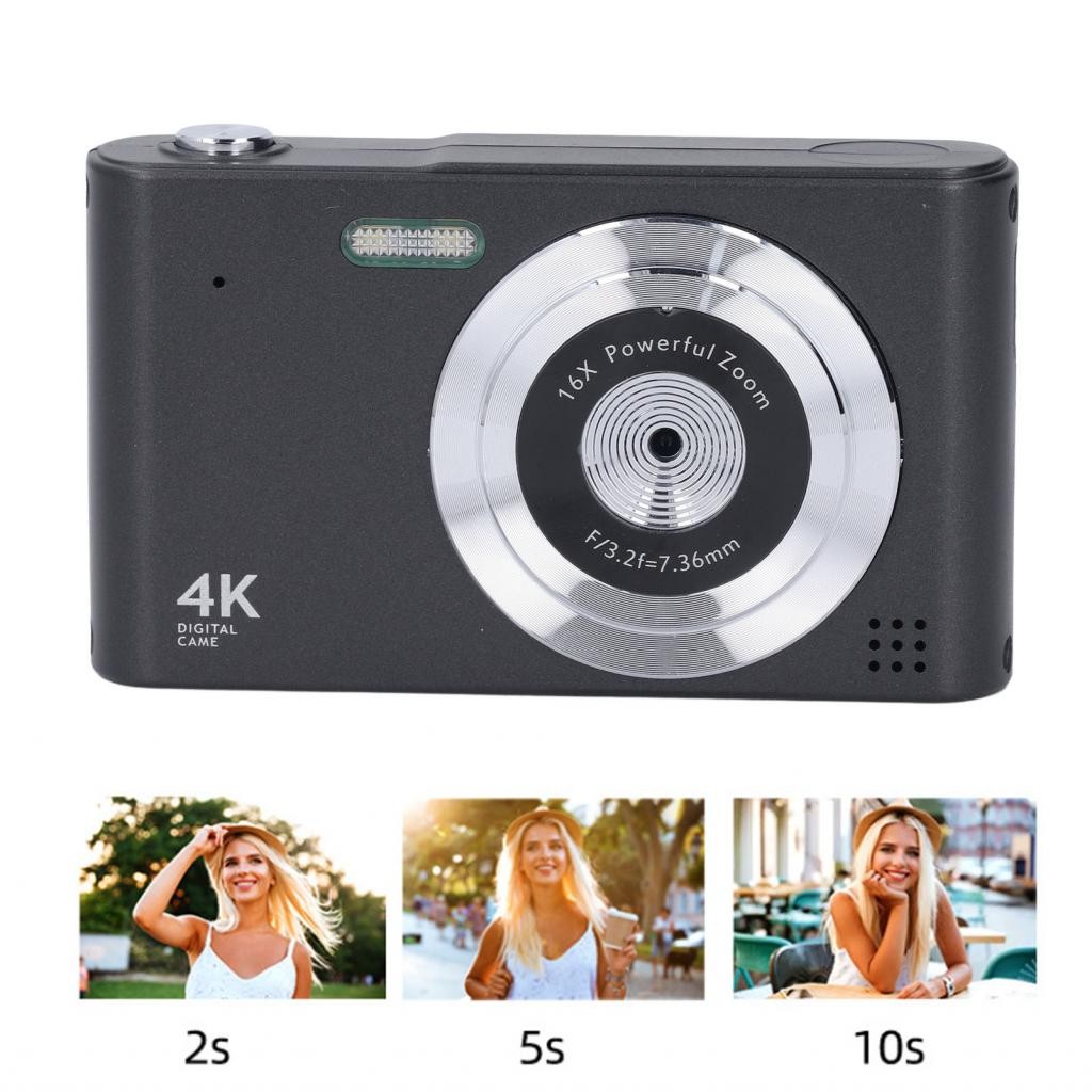 Zhenl Digital Camera 48MP 1080P 16X Zoom Anti Shake Timed Photography ...