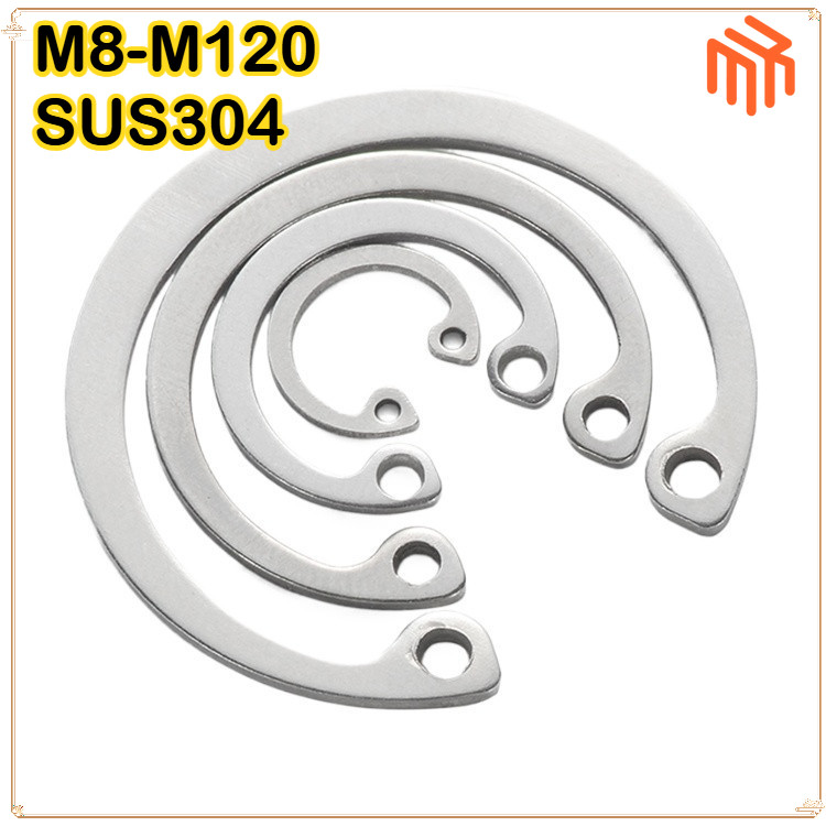 [MX2] 304 Stainless Steel Internal Circlips Retaining Rings C Clip M8 ...