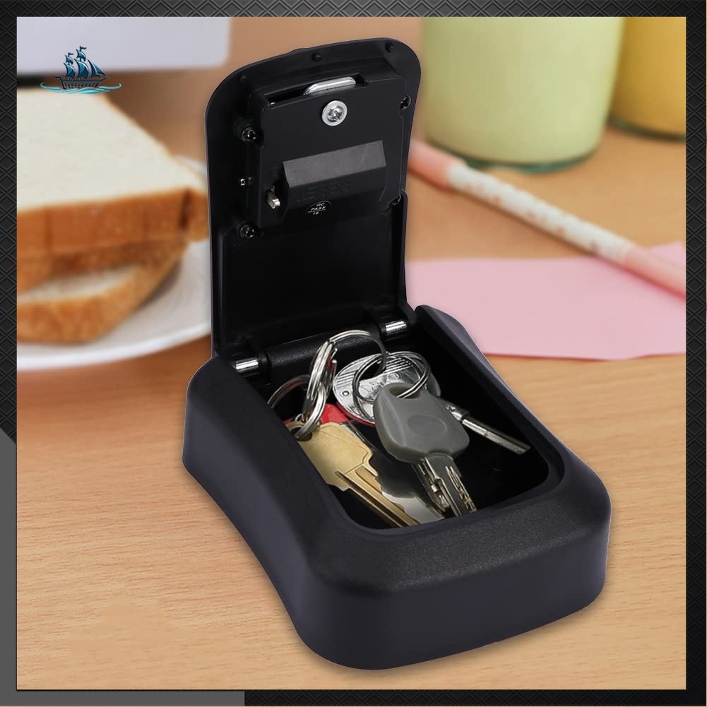 4 Digits Password Wall Mounted Key Storage Box Safe Box | Shopee ...