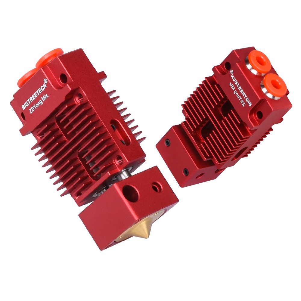new BIGTREETECH Mixed Color 2 In 1 Out Hotend Dual Extruder Kits DIY ...