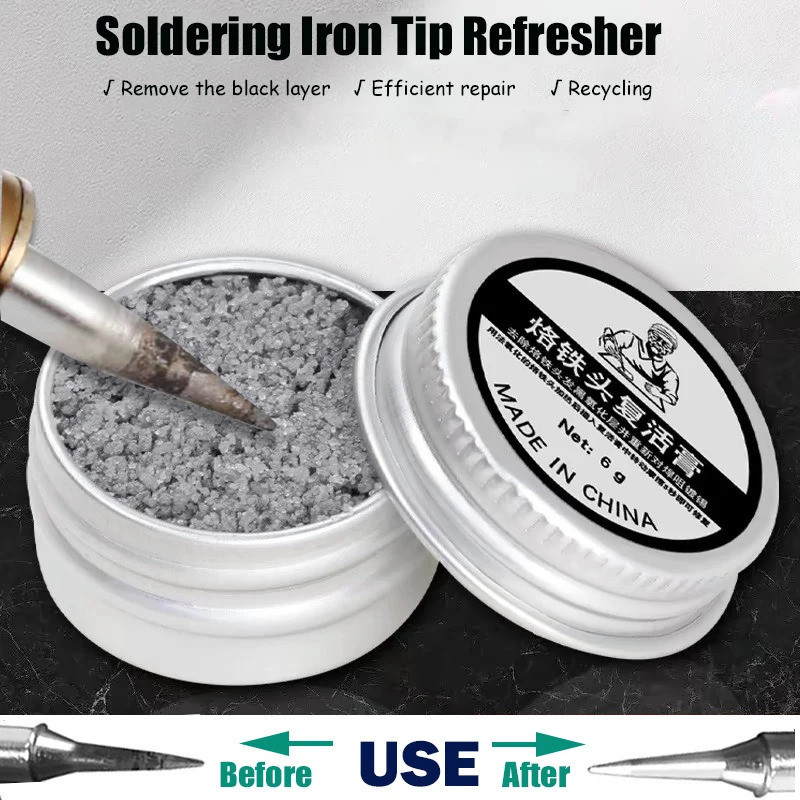 Soldering Iron Tip Tinner Activator Tip Cleaner Remover Lead Free 6g ...