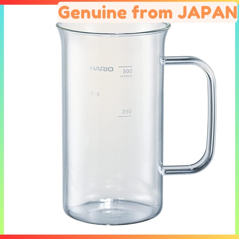 HARIO Craft Science Beaker Beer Mug 500ml with Measurement Markings | Shopee Philippines