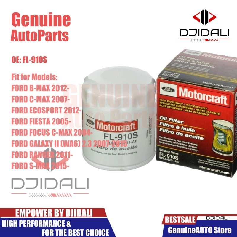 New Oil Filter FL-910S for Ford Ecosport Fiesta Focus Escape CMAX ...